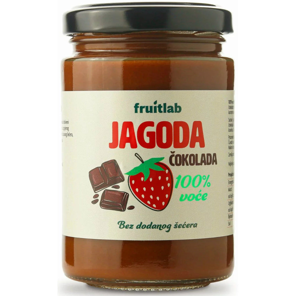 Strawberry & Dark chocolate 220g - Fruitlab — JUG deli