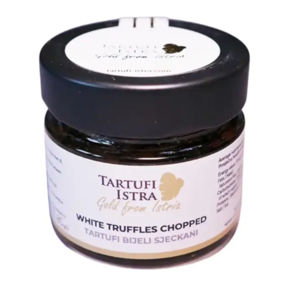 Chopped White Truffles 80g - Tartufi Istra — JUG deli