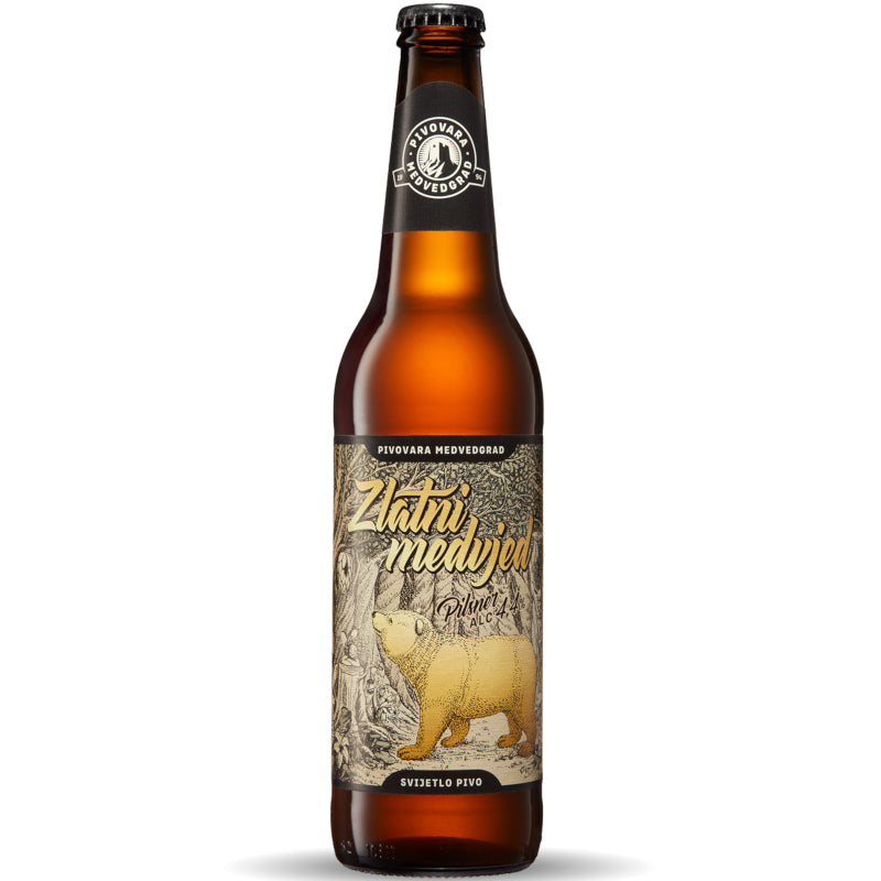 Zlatni Medvjed beer 0,5L - Medvedgrad — JUG deli